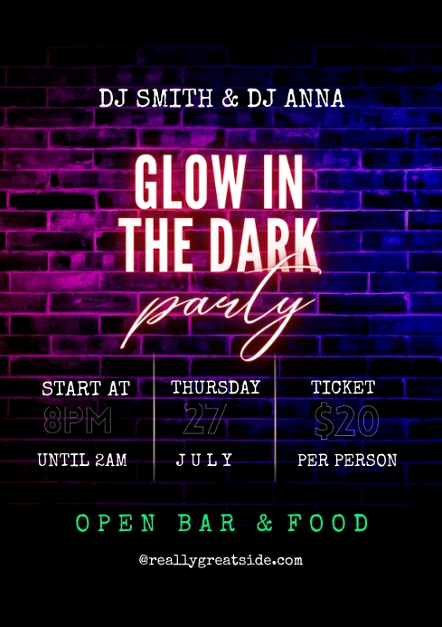 Copy of Party Bar | PosterMyWall