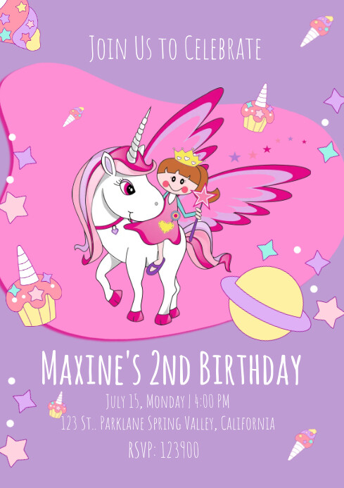 Party Birthday Invitation Template | PosterMyWall
