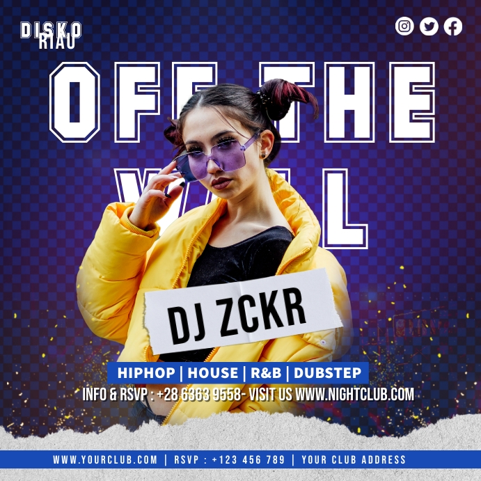 Party Club Ads Template | PosterMyWall