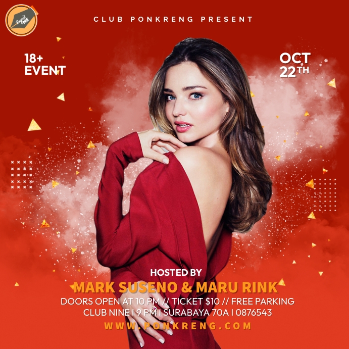 Party Club Ads Template | PosterMyWall