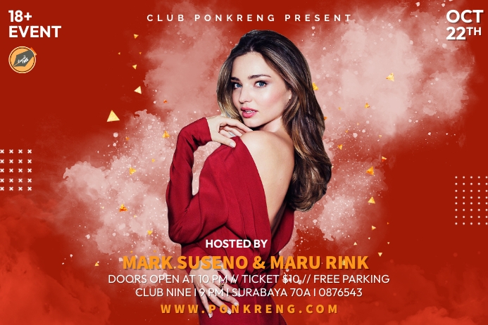Party Club Ads Template | PosterMyWall