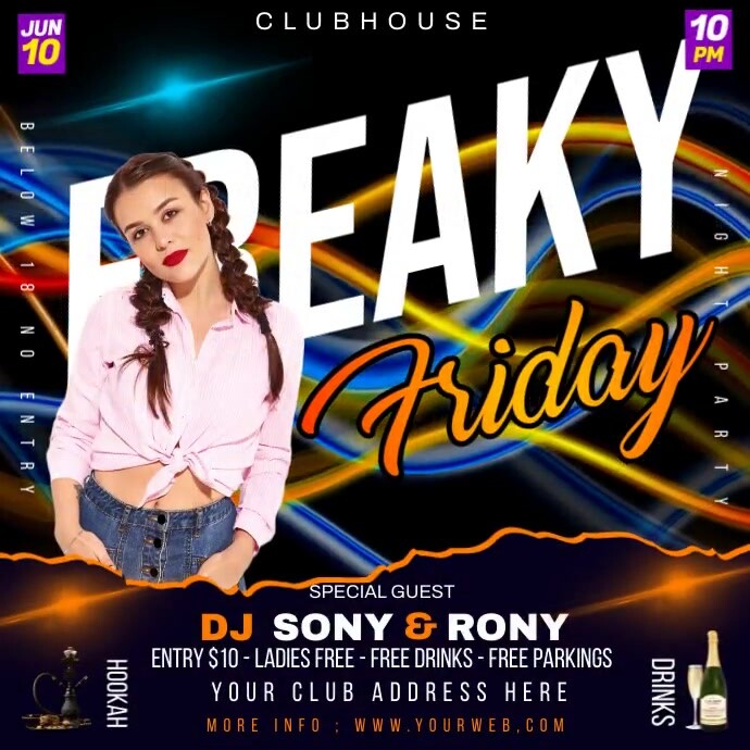 party club/bar Template | PosterMyWall