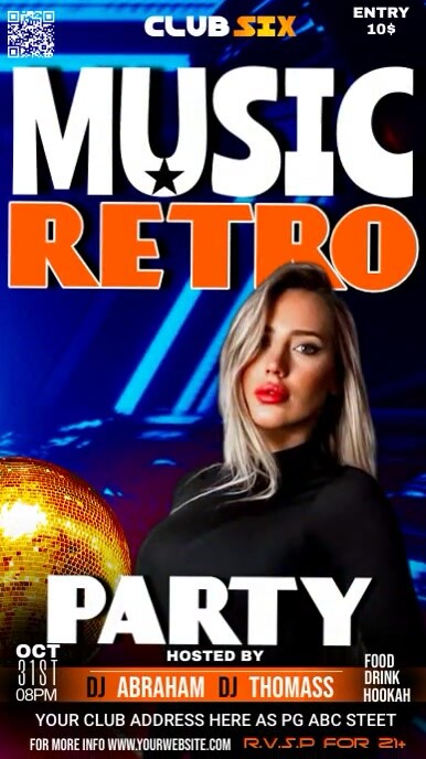 party club/bar Template | PosterMyWall