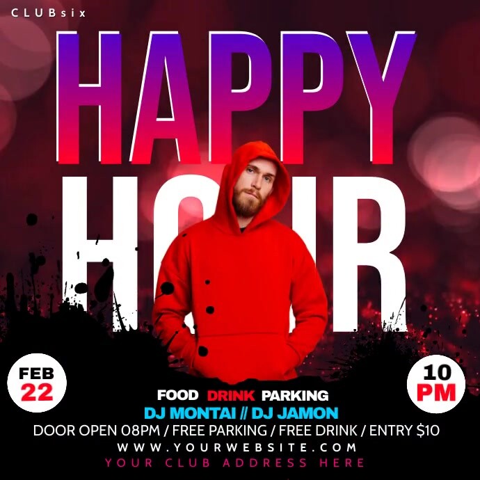 Plantilla de party club/bar | PosterMyWall