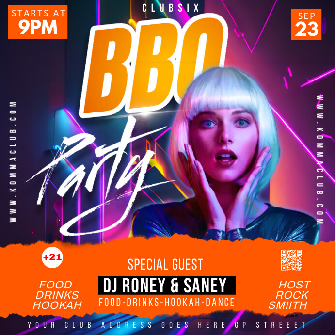 Copy of party club/bar | PosterMyWall