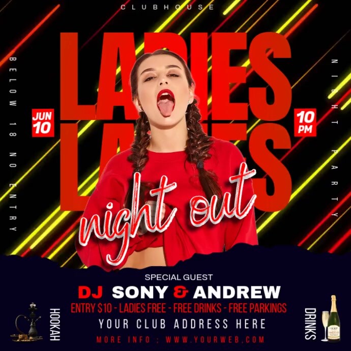 party club/bar Template | PosterMyWall