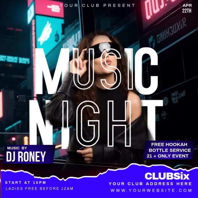 party club/bar Template | PosterMyWall