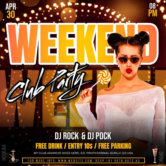 party club/bar Template | PosterMyWall