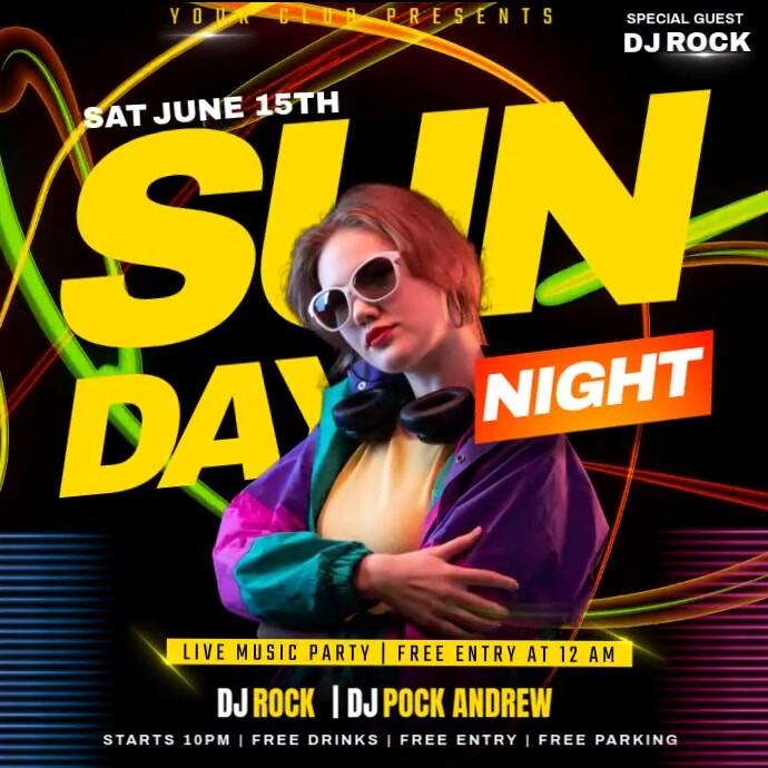 party club/bar Template | PosterMyWall