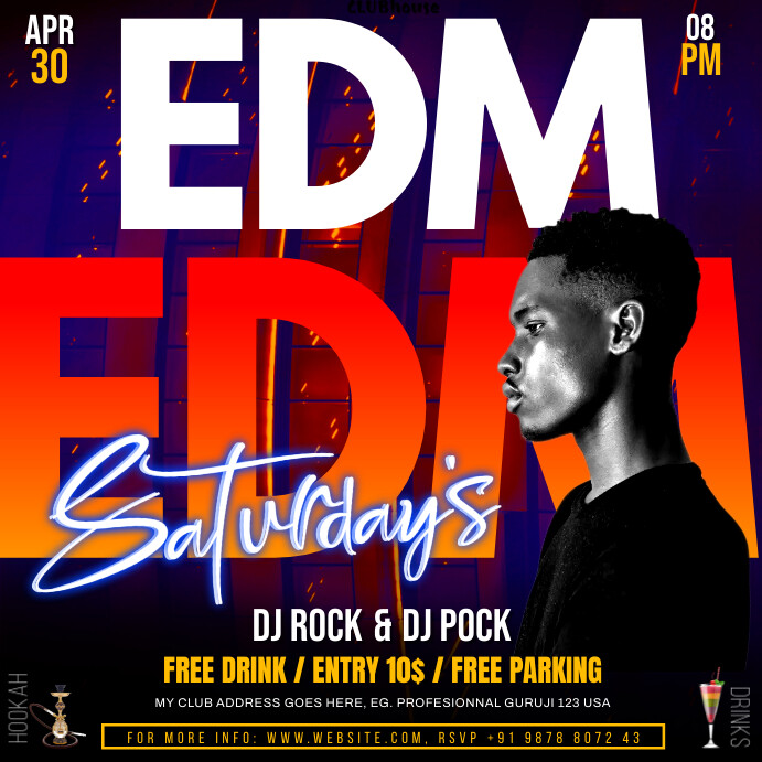 party club/bar Template | PosterMyWall