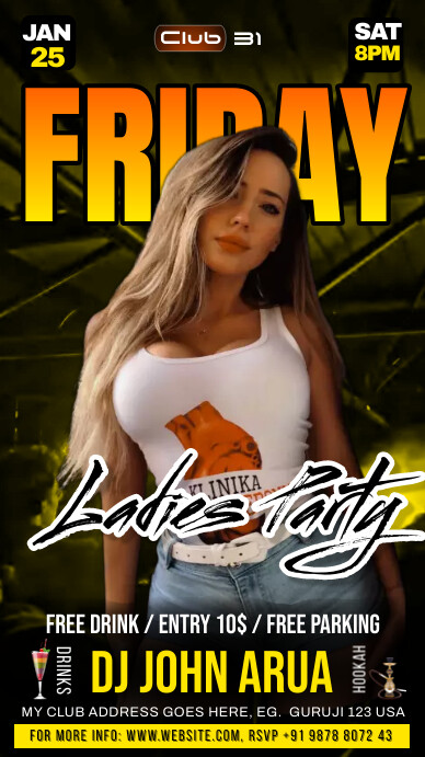 party club/bar Template | PosterMyWall