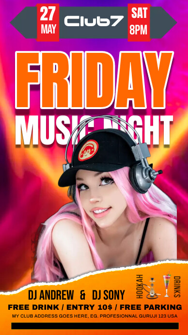 party club/bar Templat | PosterMyWall