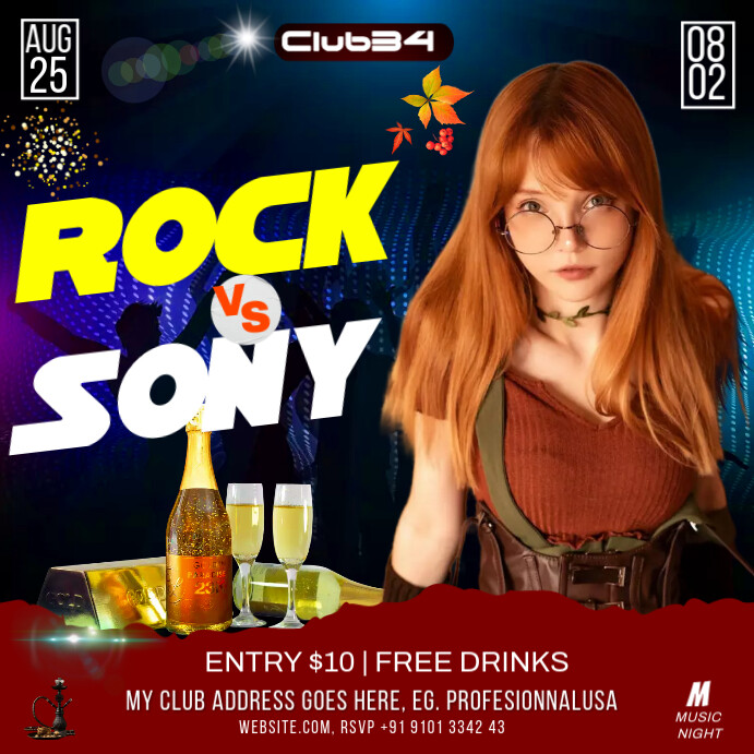 party club/bar Template | PosterMyWall