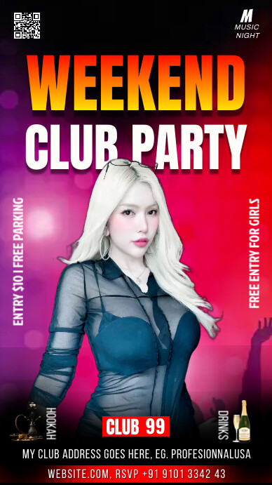 party club/bar Template | PosterMyWall