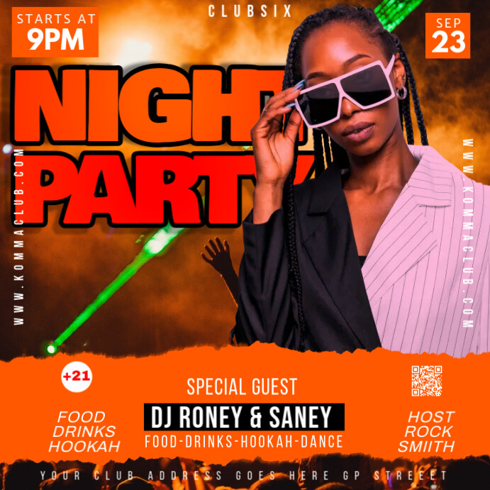 party club/bar Template | PosterMyWall