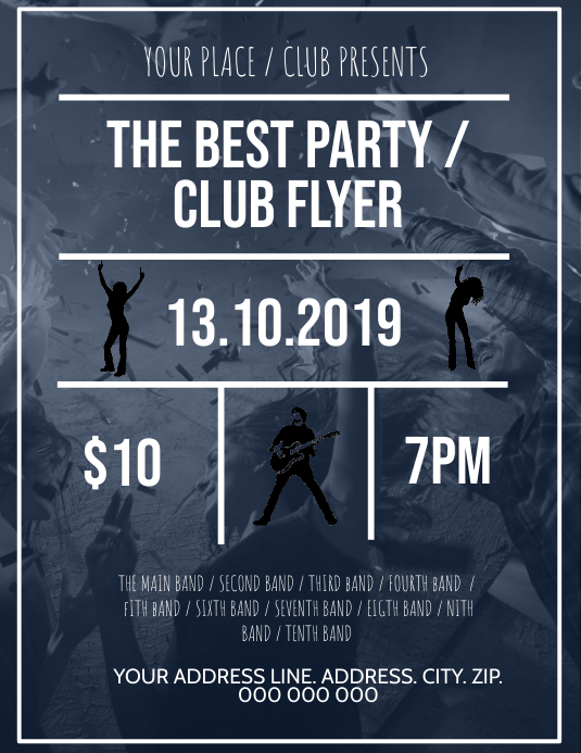 Party / Club Event Flyer Template | PosterMyWall