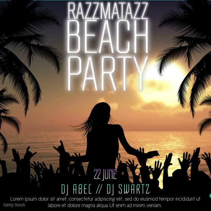 Party Club Event Video Template | PosterMyWall