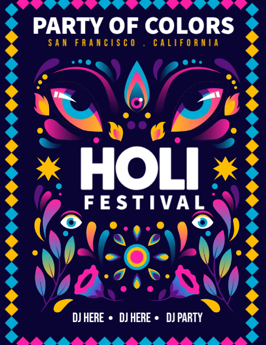 Copy of Party Colors. | PosterMyWall