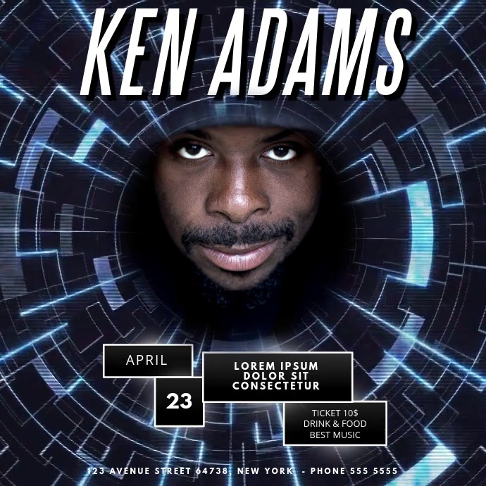 party Concert Event Video Ad Template | PosterMyWall