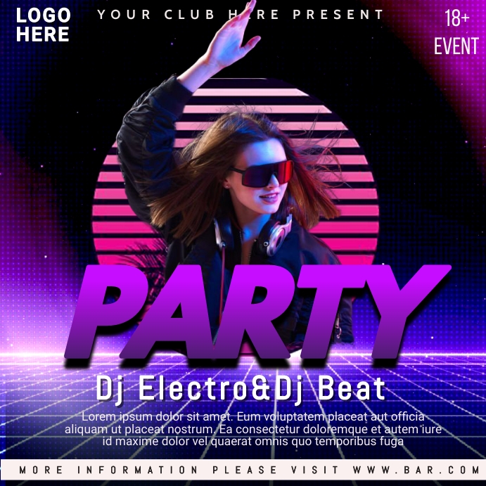 Party Design Ads Template | PosterMyWall