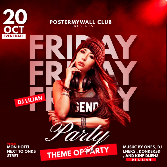 party design Template | PosterMyWall