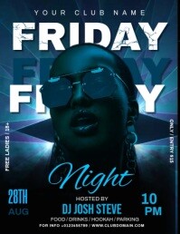 Denim party flyer Template | PosterMyWall