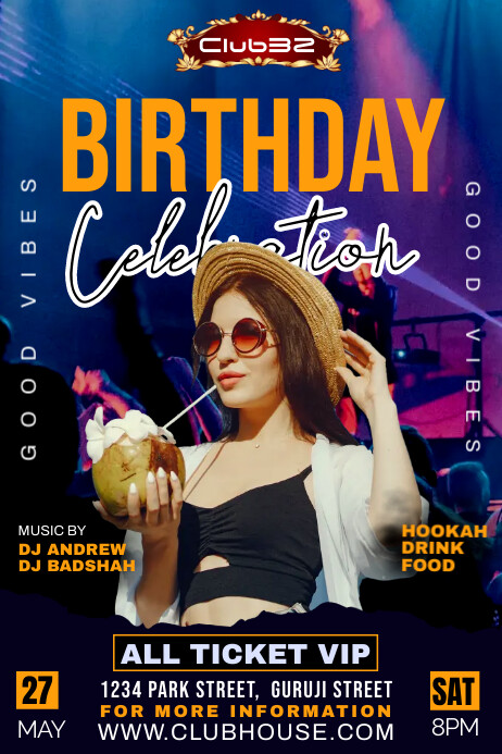 Modèle Party | PosterMyWall