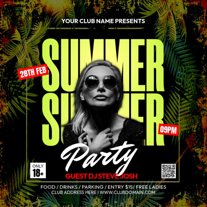 Partai Templat | PosterMyWall