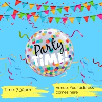 Party time Template | PosterMyWall