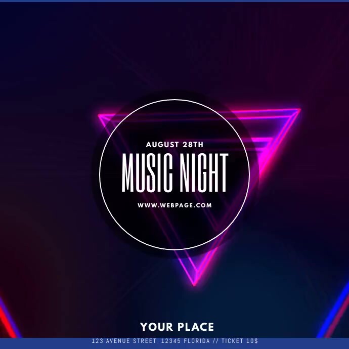 Party Dj Club Video Template | PosterMyWall