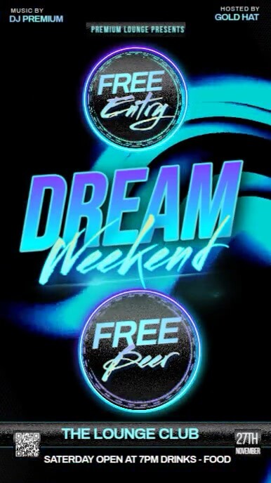 Party Event Ad Design Template Instagram Story post | PosterMyWall