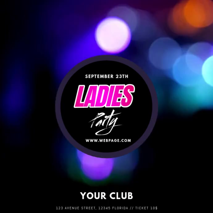 Party EVent Template | PosterMyWall