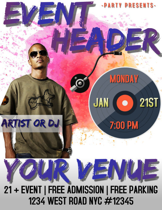 PARTY EVENT FLYER Template | PosterMyWall