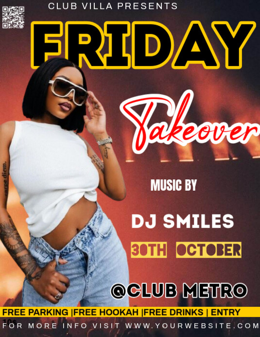 Party event flyer Template | PosterMyWall