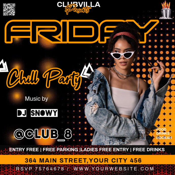 Party event flyer Templat | PosterMyWall