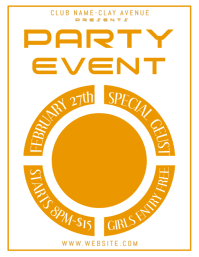 PARTY EVENT FLYER TEMPLATE | PosterMyWall