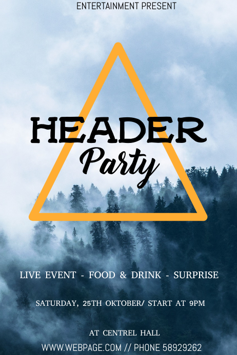 Party event flyer template | PosterMyWall