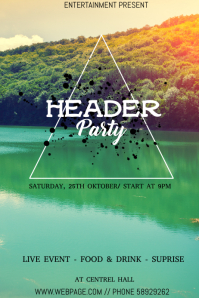 Party event flyer template | PosterMyWall