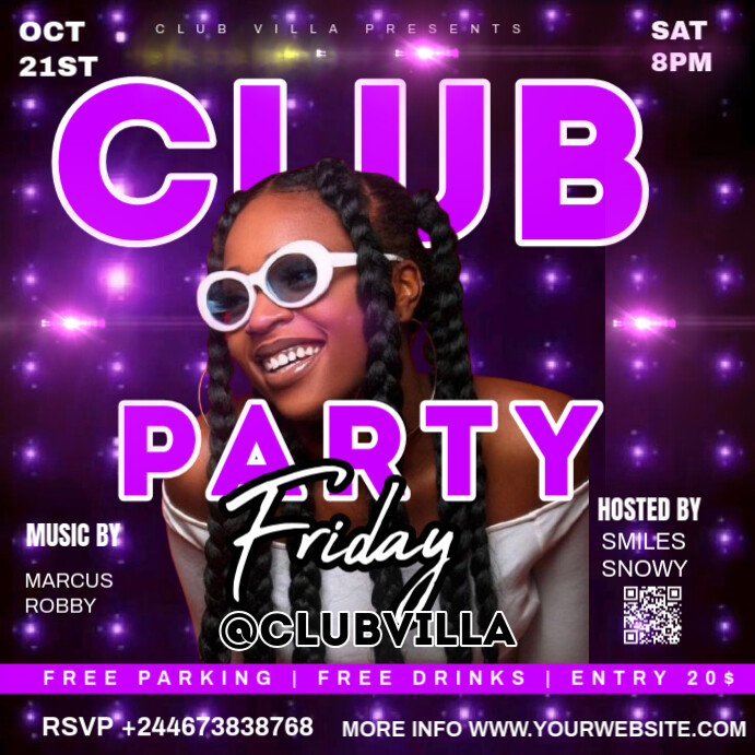 Party event flyers Template | PosterMyWall