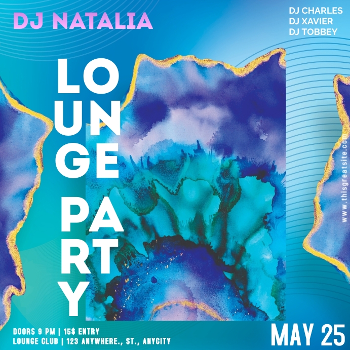 Party Event Flyers Template | PosterMyWall