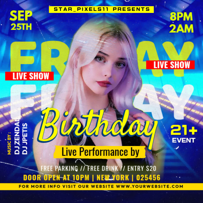 Party Event Template | PosterMyWall