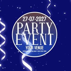 PARTY EVENT TEMPLATE | PosterMyWall