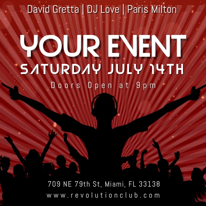 Party Event Video Template | PosterMyWall