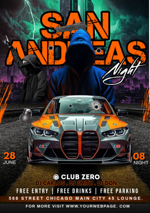 party events posters Template | PosterMyWall