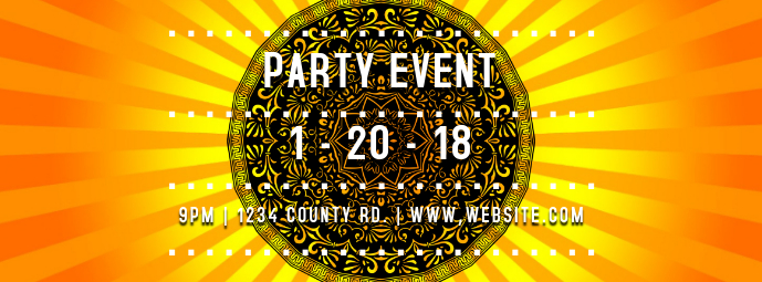 Party Faebook cover Template | PosterMyWall