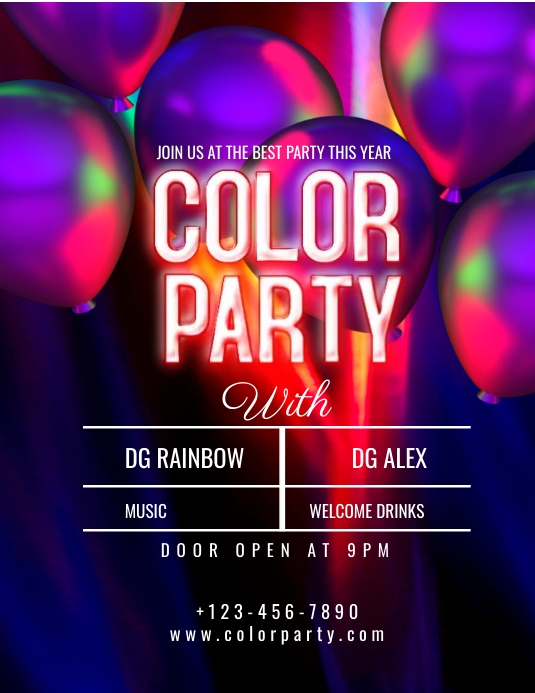 Party flyer, bar flyer Template | PosterMyWall