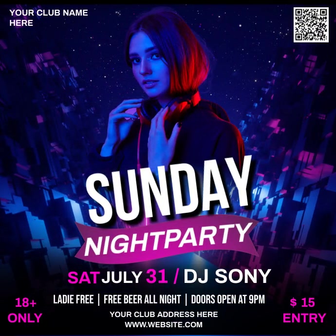 Party flyer (4) Template | PosterMyWall