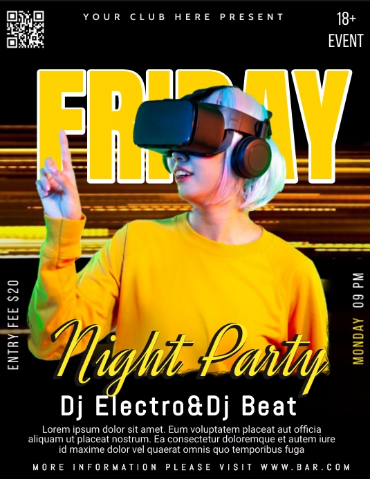Party Flyer Ads Template | PosterMyWall