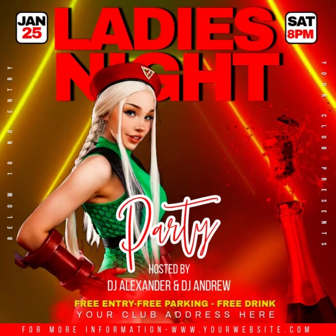 Copy of party flyer advertisement ad | PosterMyWall