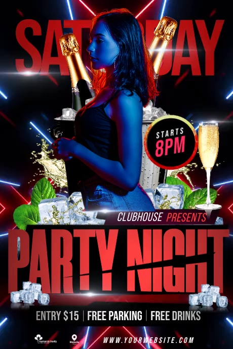 Copy of party flyer advertisement ad | PosterMyWall